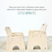 PAPAYA Chair - Toddler Montessori Chair. Adjustable Height. – Sapiens Child
