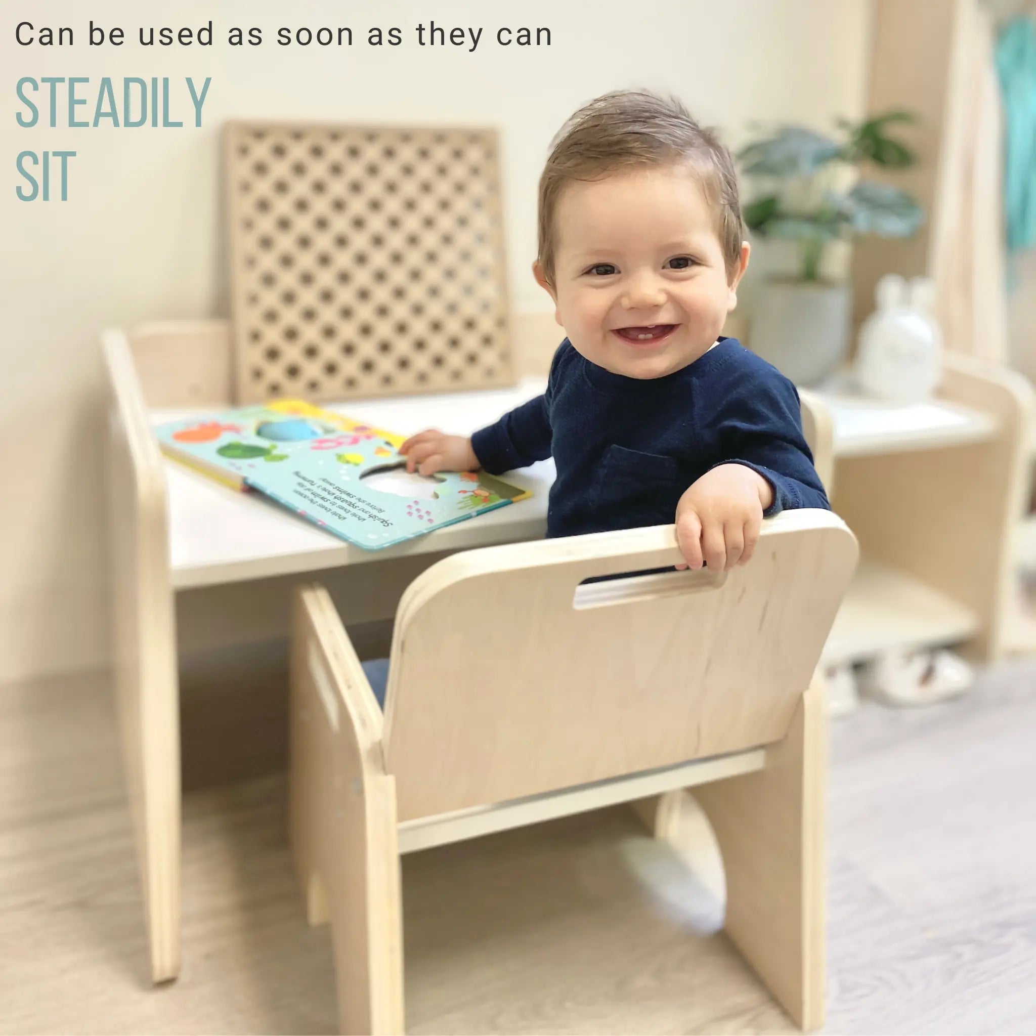 PAPAYA Chair - Toddler Montessori Chair. Adjustable Height. – Sapiens Child